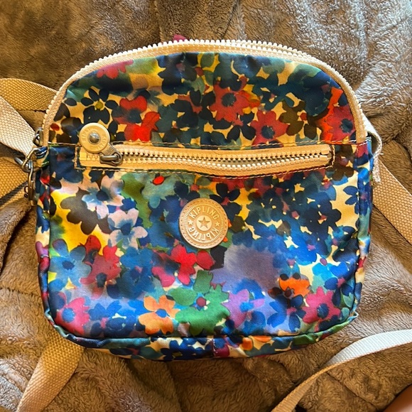 Kipling | Bags | Colorful Flower Kipling Crossbody Bag | Poshmark